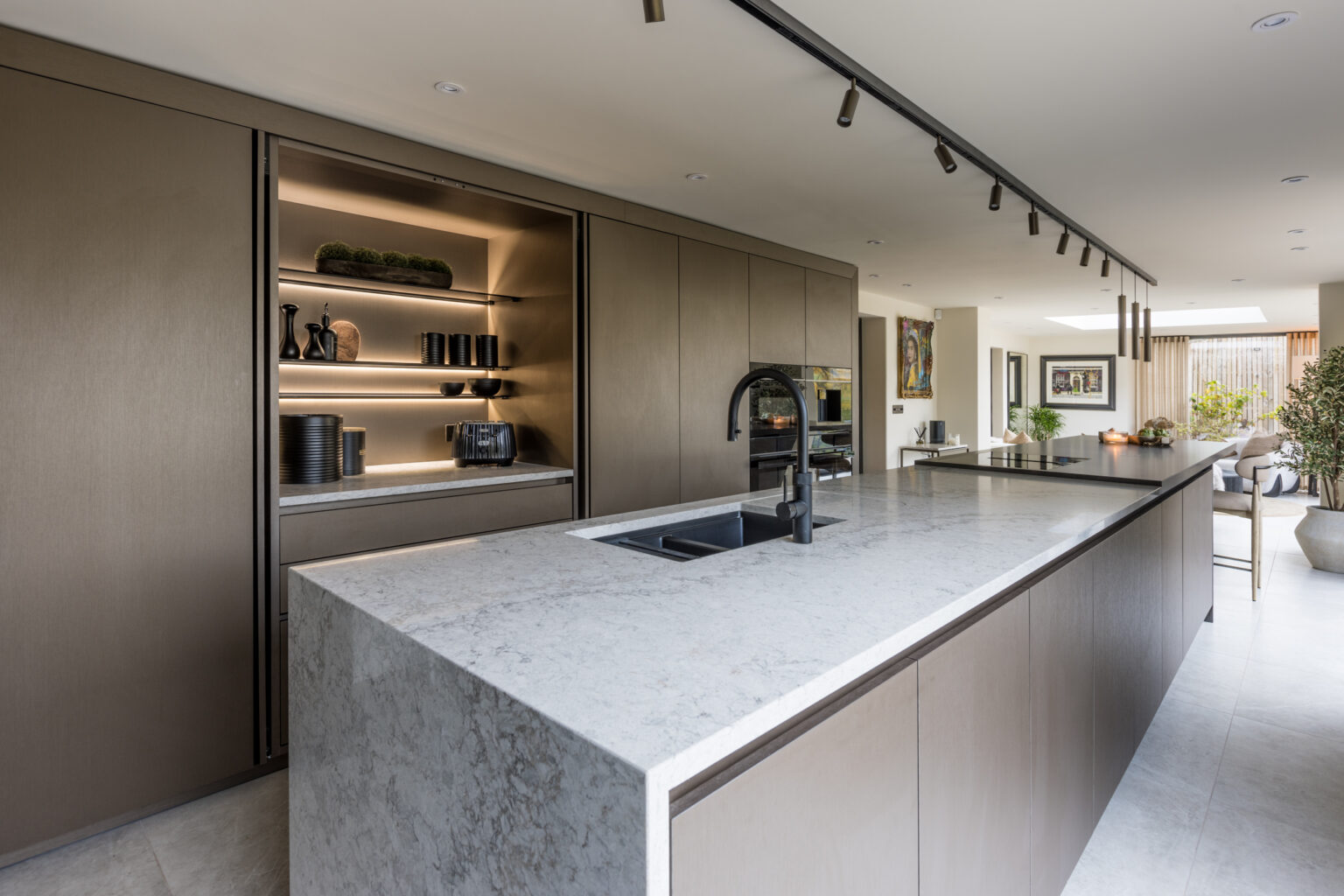 Eggersmann Brushed Metallic kitchen - Diane Berry Kitchens