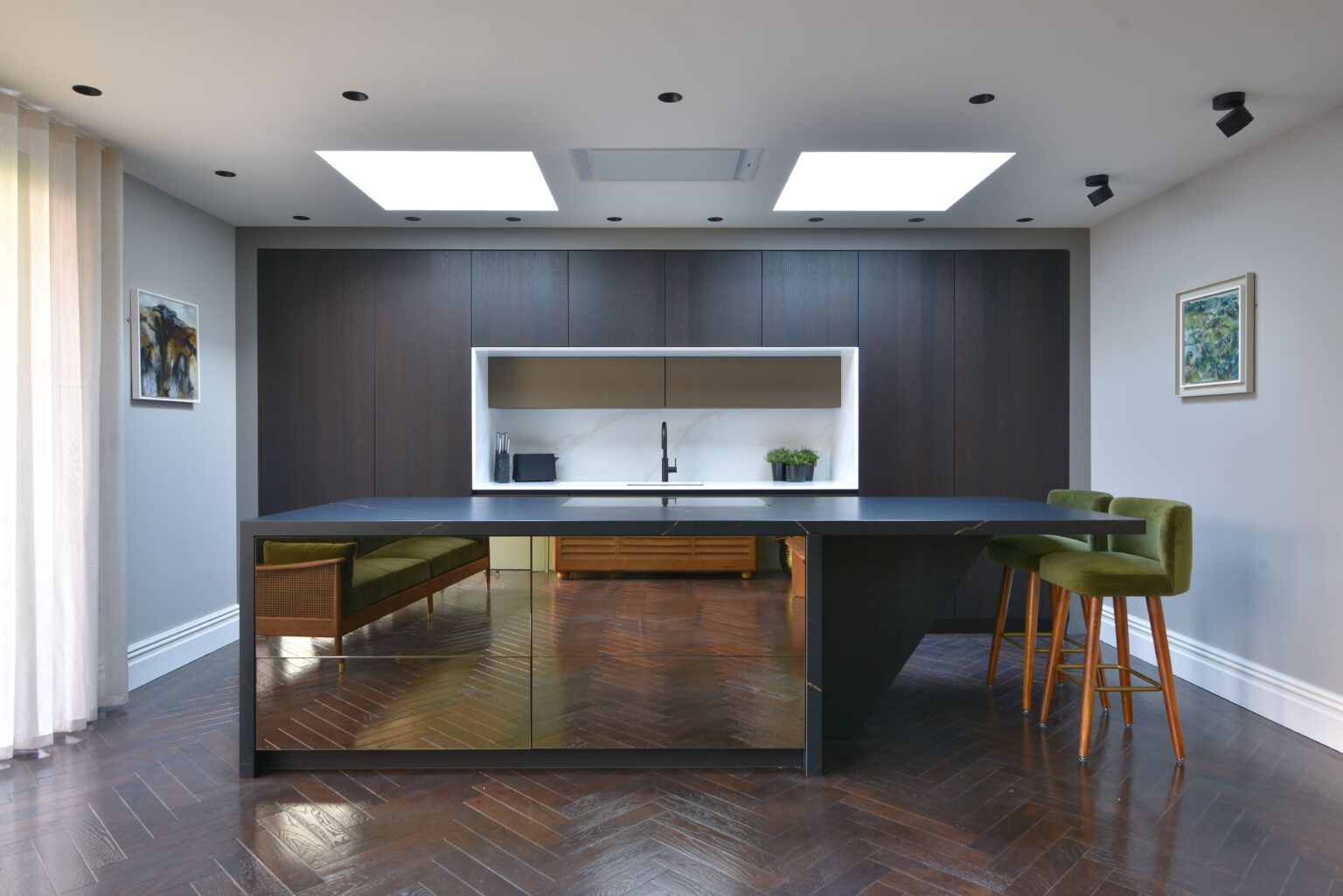 Eggersmann Kitchen that reflects the room - Diane Berry Kitchens